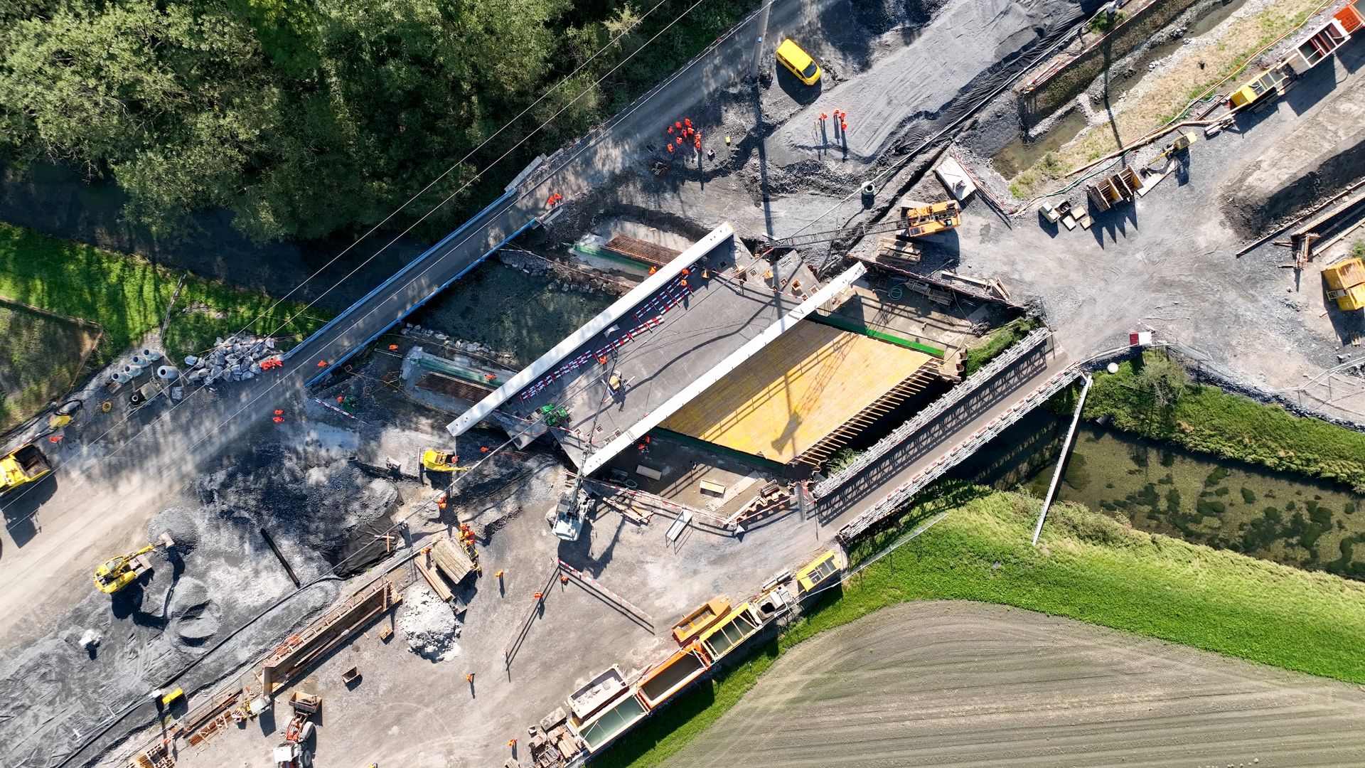Sliding bridges in Sevelen, Switzerland — Hebetec